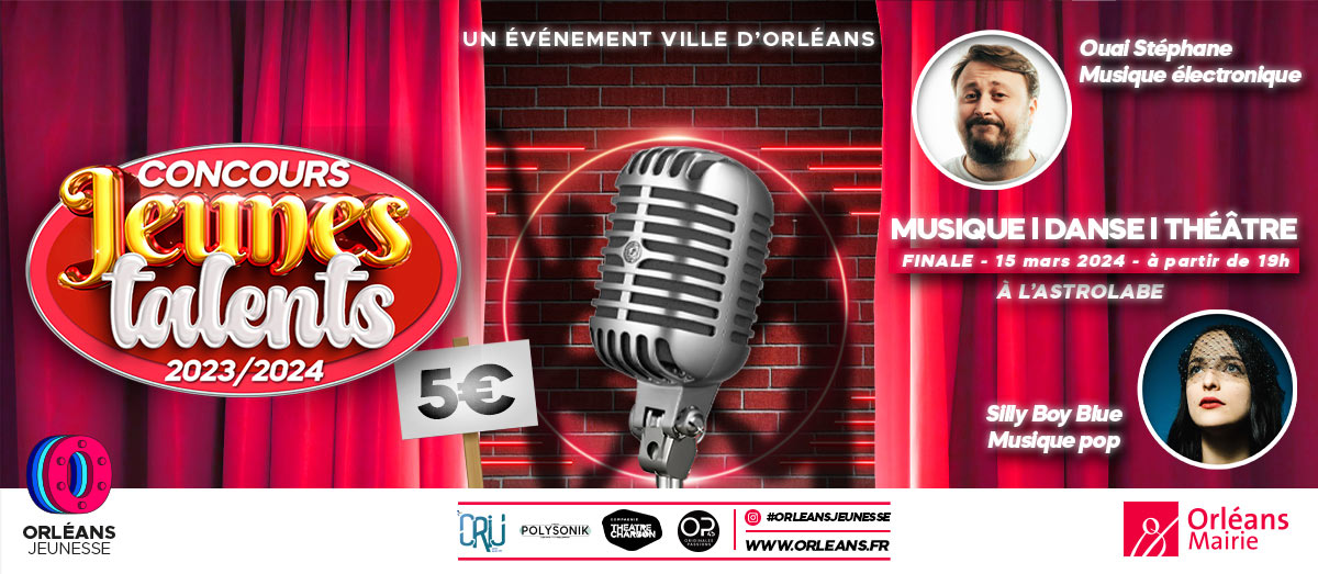 Concours jeunes talents : en route pour la finale !: Ville d'Orléans
