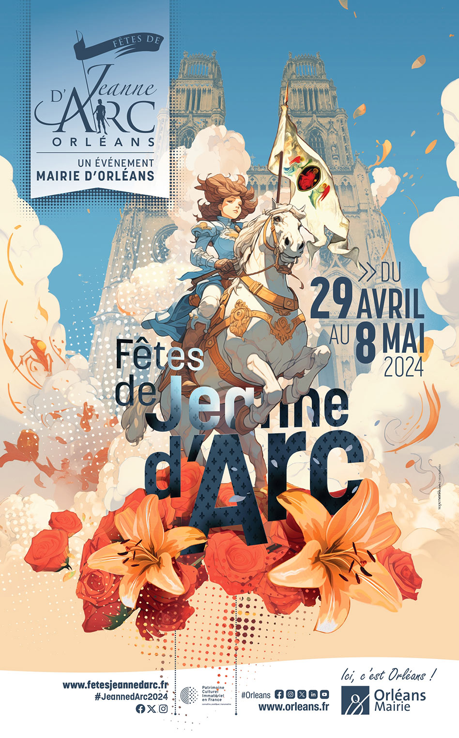 Maïlys figurera Jeanne d’Arc en 2024: Ville d'Orléans